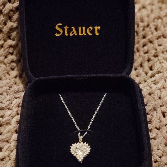 Stauer | Jewelry | Stauer Diamondaura True Heart Necklace | Poshmark